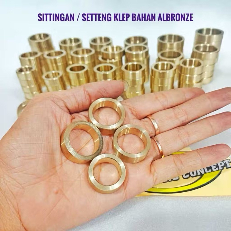 Jual [1 PCS] BAHAN SITTING SETENG SETTENG KLEP HLWBRONZ (UKURAN WAJIB ...
