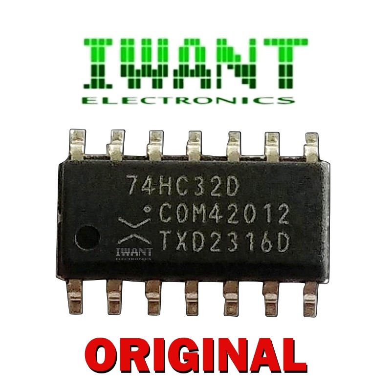 Jual 74HC32 74HC32D SMD ORIGINAL SN74HC32 SN74HC32N DM74HC32 7432 HC32 ...