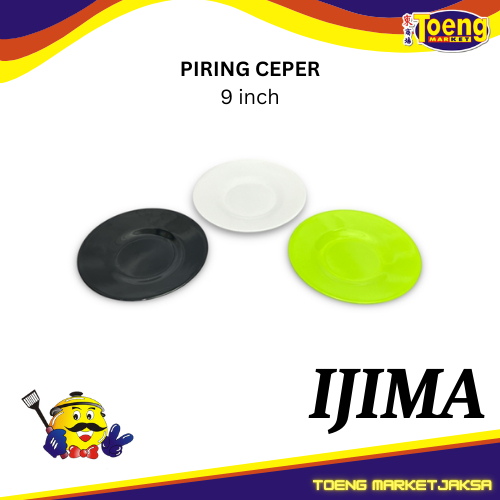 Jual PIRING CEPER MELAMINE 9 inch WARNA #AAC090 IJIMA | Shopee Indonesia