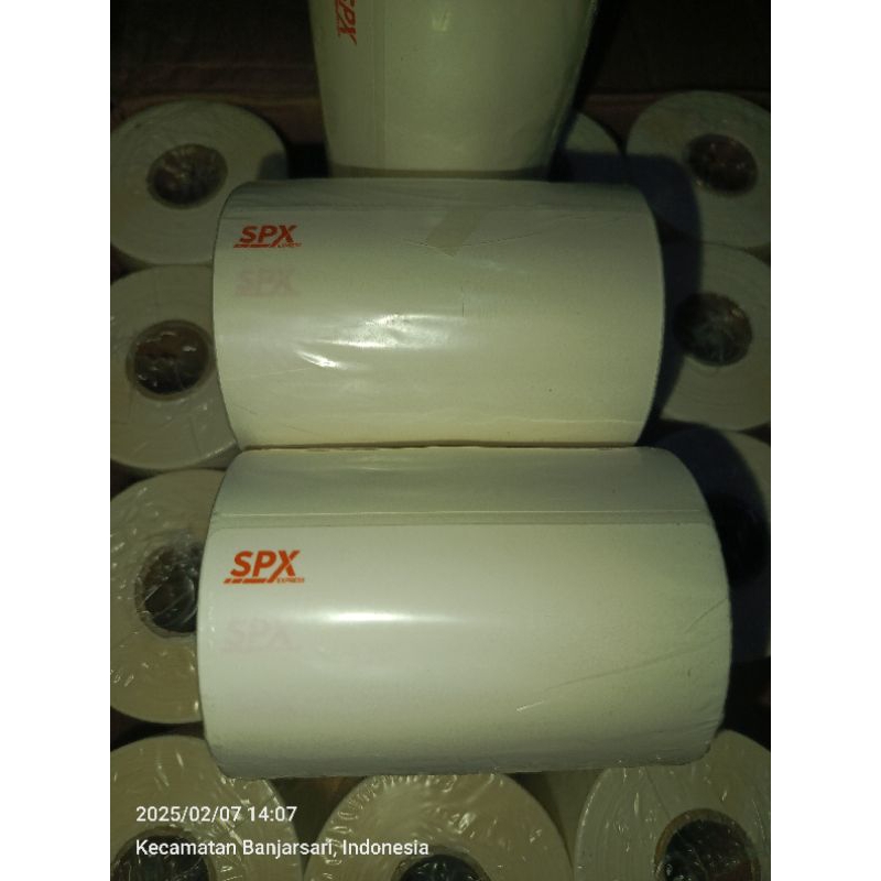 Jual LABEL KERTAS THERMAL BARCODE A6 SPX 100X120 250PCS | Shopee Indonesia