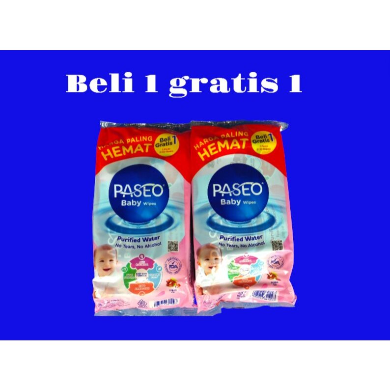 Jual Tisu basah beli 1 gratis 1 isinya 2 pack x 50 sheet | Shopee Indonesia