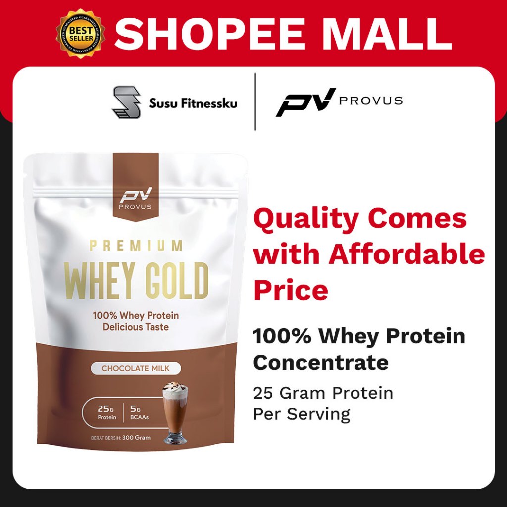 Jual Provus Premium Whey Gold 300gr - Whey Protein Concentrate | Shopee ...