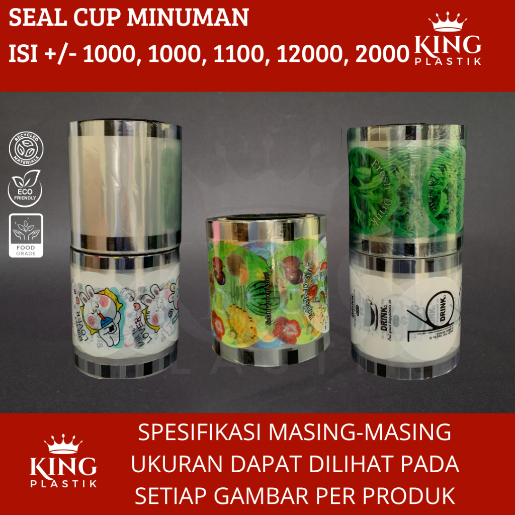 Jual Cup Sealer Plastik Lid Tutup Roll Lid Cup Sealer Cup / Seal Cup ...