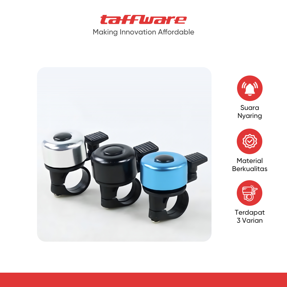 Jual TaffSPORT Bel Sepeda Aluminium Safety Cycling Horn - CQC | Shopee ...