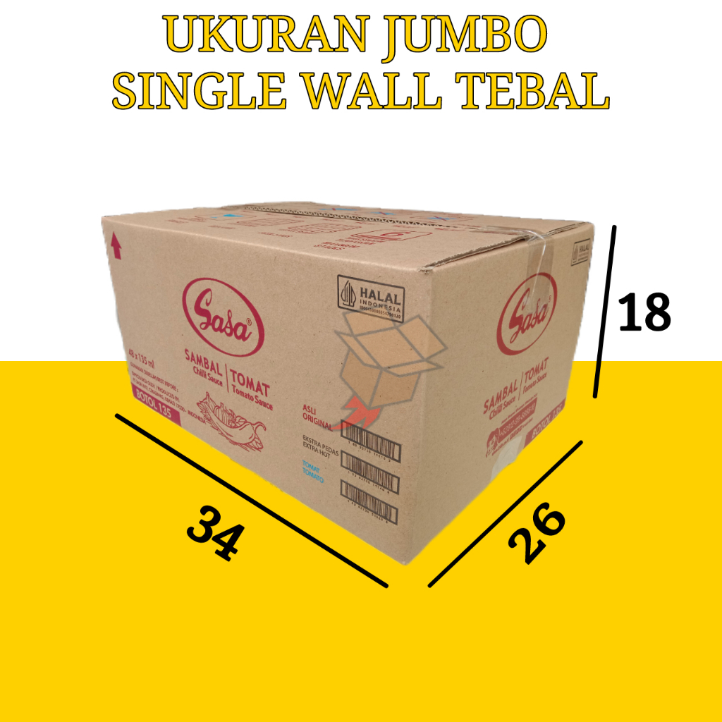 Jual Kardus Bekas Besar Jumbo Tebal 1 Layer Single Wall Pindahan ...