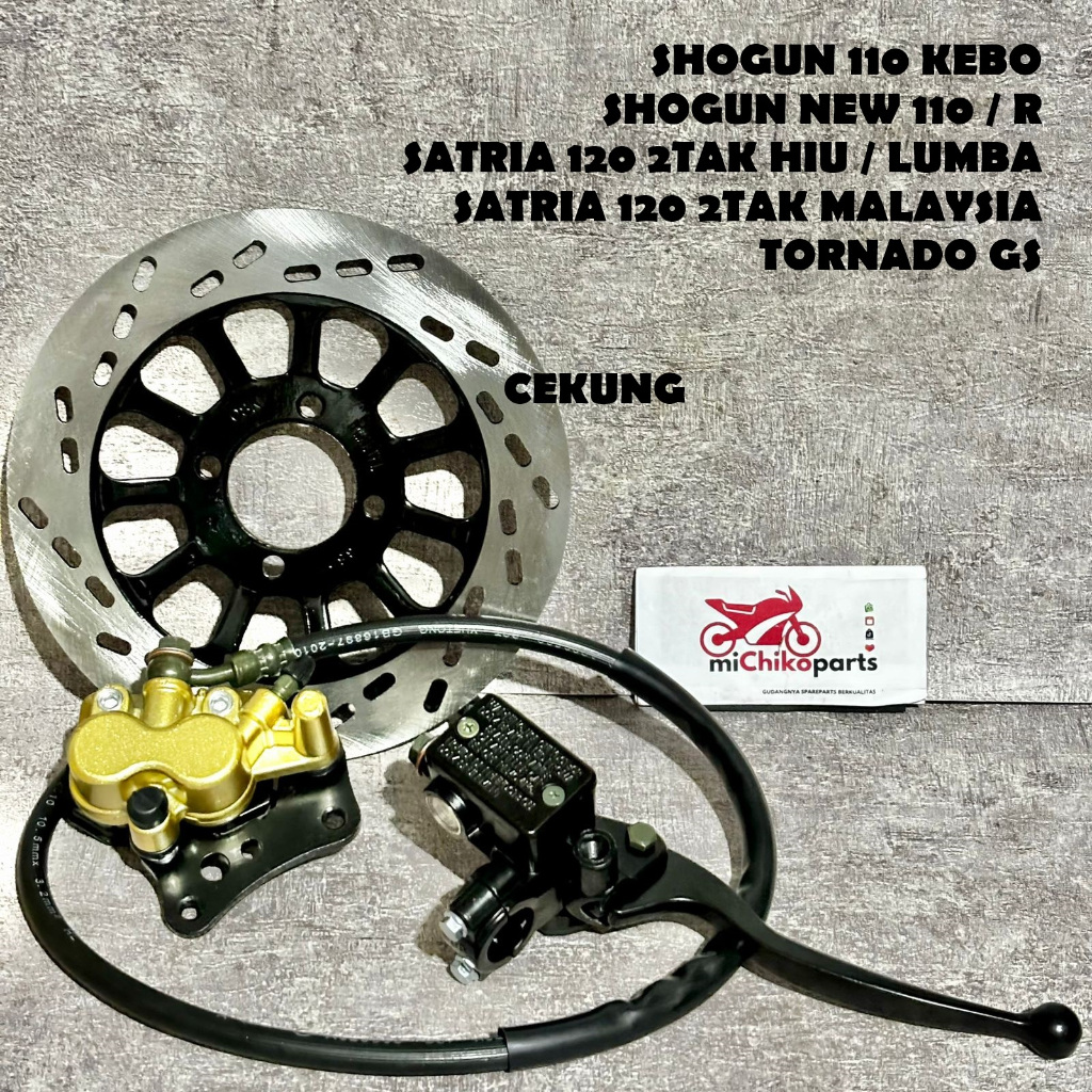 Jual Paket Master Cakram Depan Shogun Lama Old Kebo New 110 R Satria 120 2Tak Hiu Lumba Malaysia ...