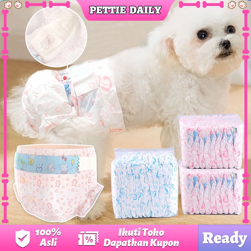 Jual 1 Paket Pet Diapers Popok Anjing Popok Diapers Anjing Kucing/Popok ...