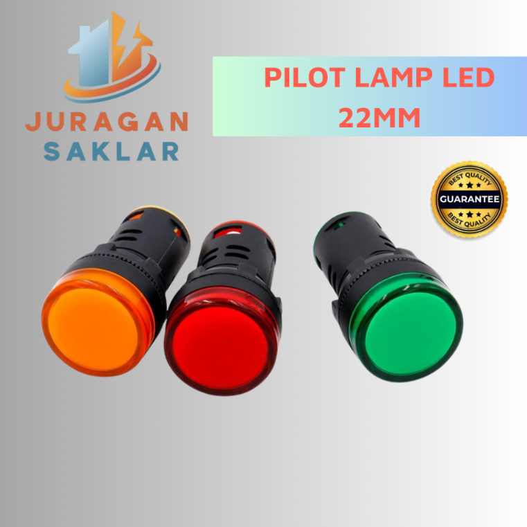 Jual Pilot Lamp Indikator LED 22MM 22 MM 220V AC Bulat | Shopee Indonesia