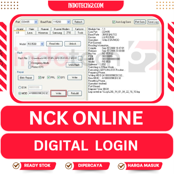 Jual NCK TOOL ONLINE ACTIVASI LOGIN | Shopee Indonesia