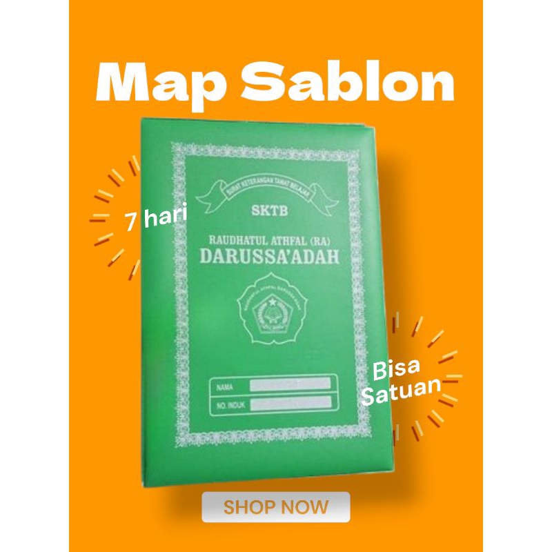Jual Map Raport Sablon Satuan Bahan Ase | Shopee Indonesia