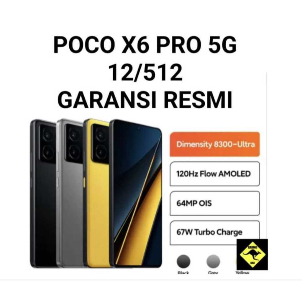 Jual POCO X6 PRO 5G BNIB GRESS | Shopee Indonesia