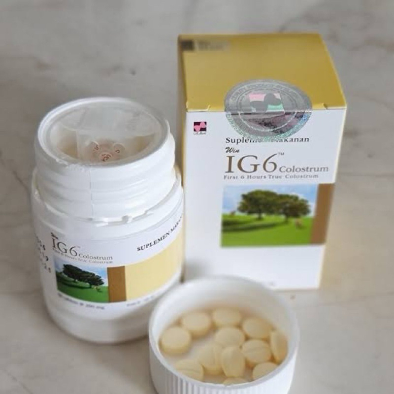 Jual IG6 Colostrum Susu 60 Tablet Suplemen Anak GTM | Shopee Indonesia