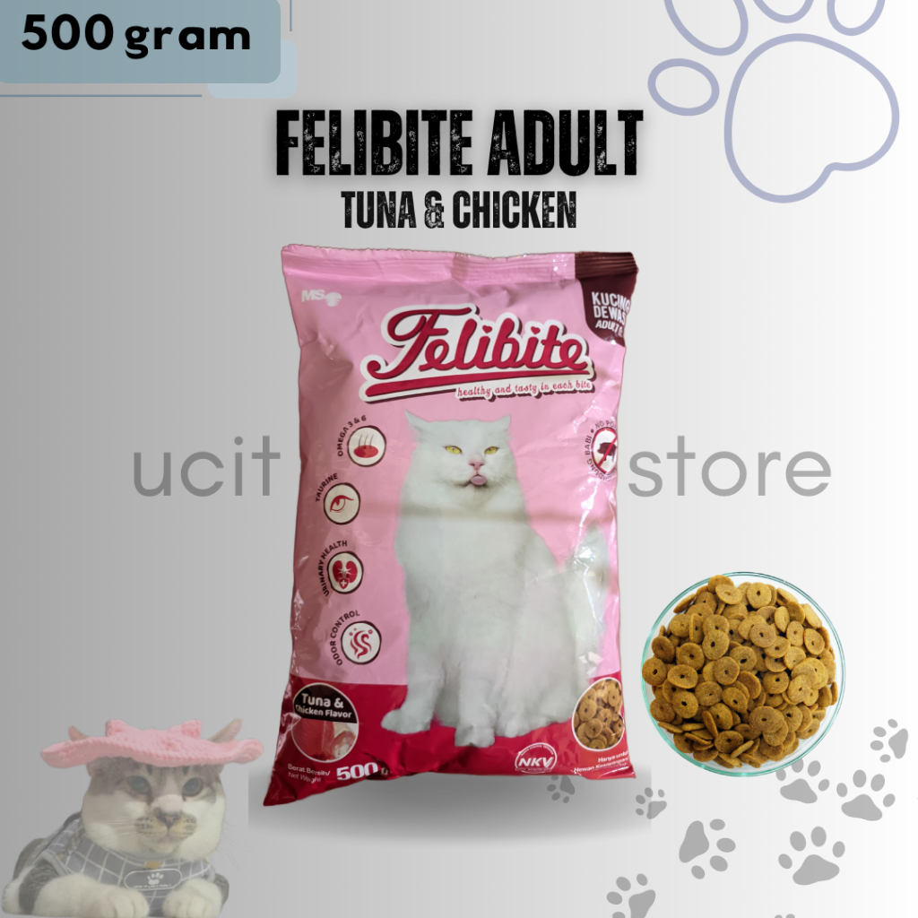 Jual Felibite Adult Tuna & Chicken ( bentuk DONAT ) "Dry Food Cat ...