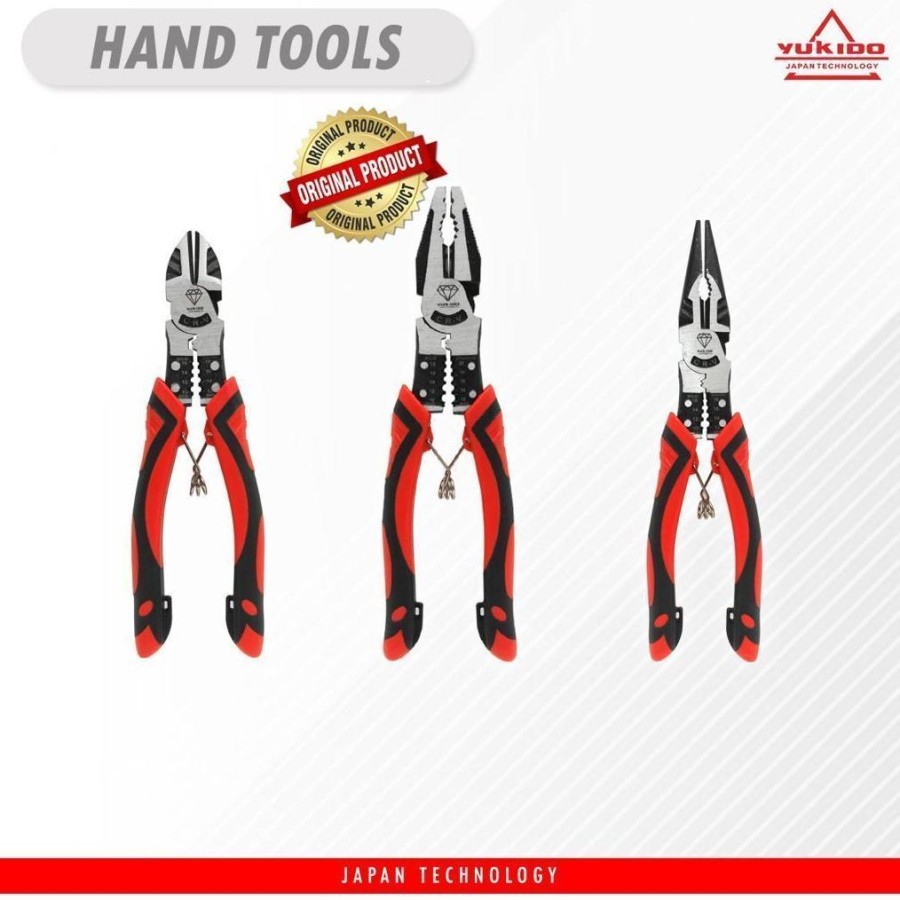 Jual Yukido Pliers Set Combination / Tang Set Kombinasi 3Pcs Tang ...