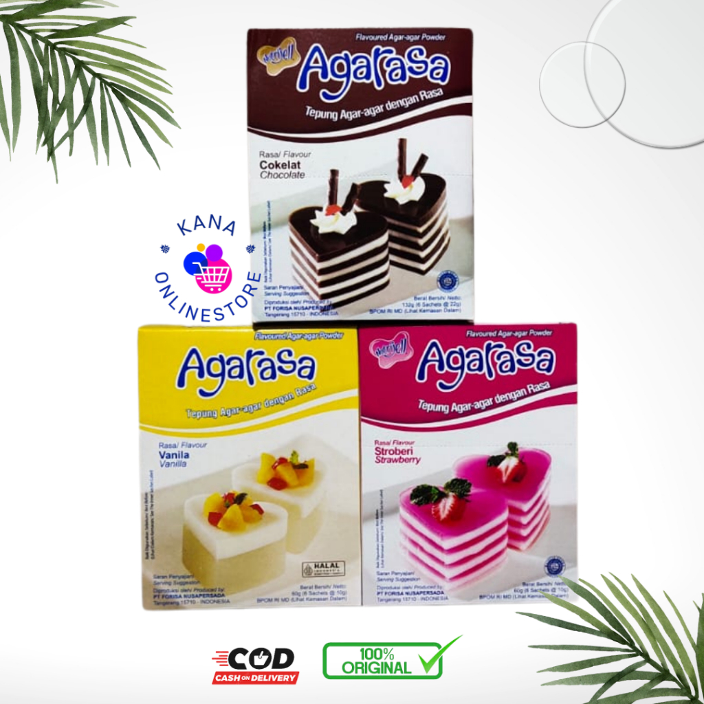 Jual AGAR RASA Coklat / Strawberry / Vanila | Shopee Indonesia