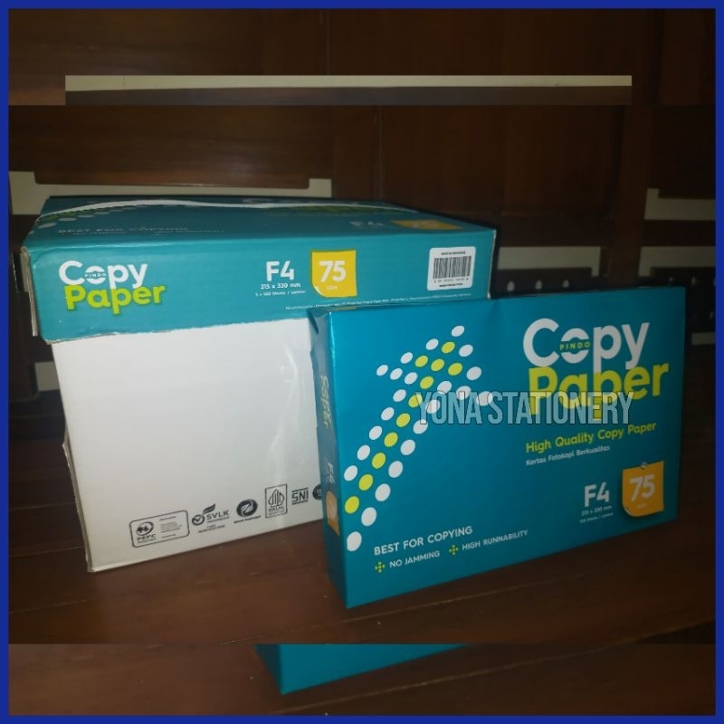 Jual Copy Paper Kertas HVS F4 75 gr | 1 RIM : 500 Lembar | Shopee Indonesia