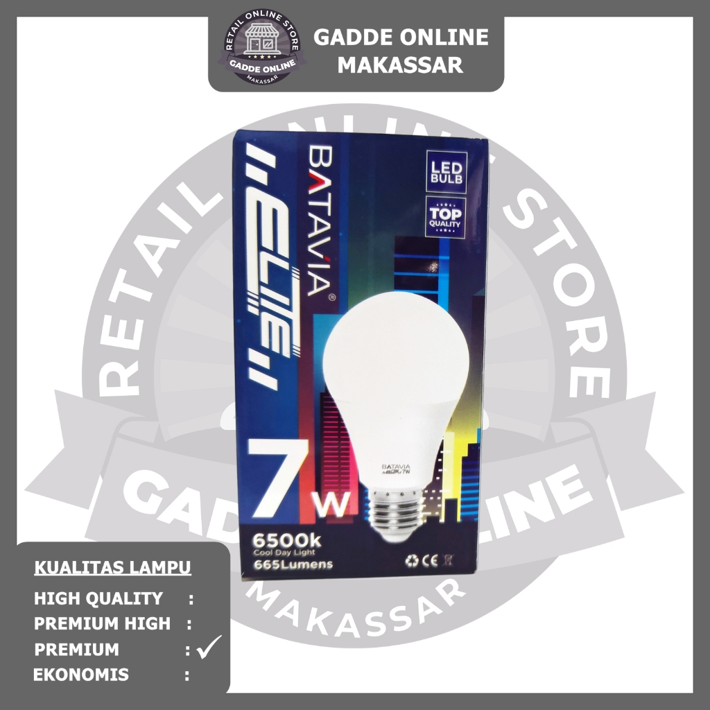 Jual Lampu ELITE LED 7W Bohlam Bulb Berkualitas SNI Premium Cahaya ...