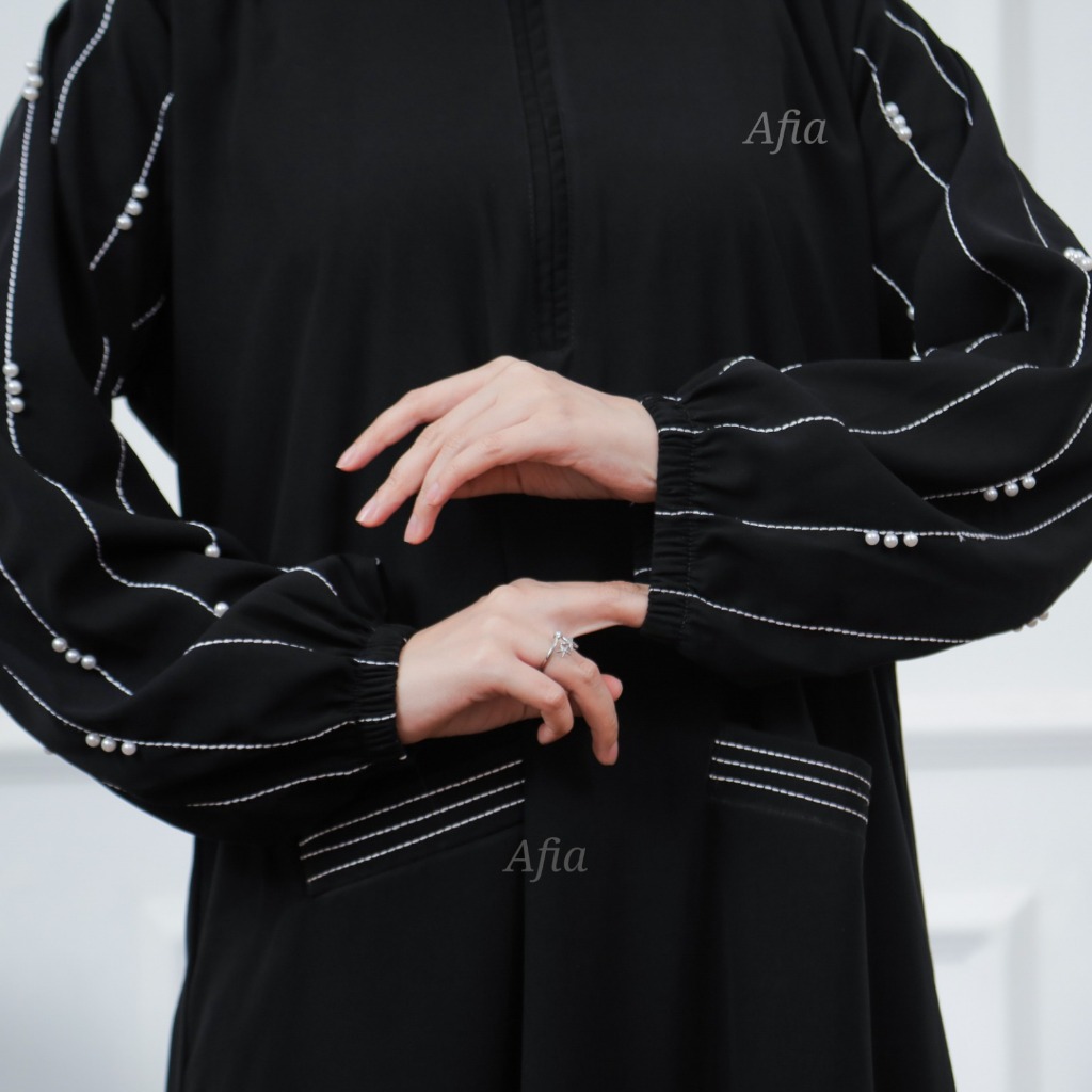 Jual Abaya Hitam Turkey Gamis Syari Muslimah Bahan Jetblack Hitam ...