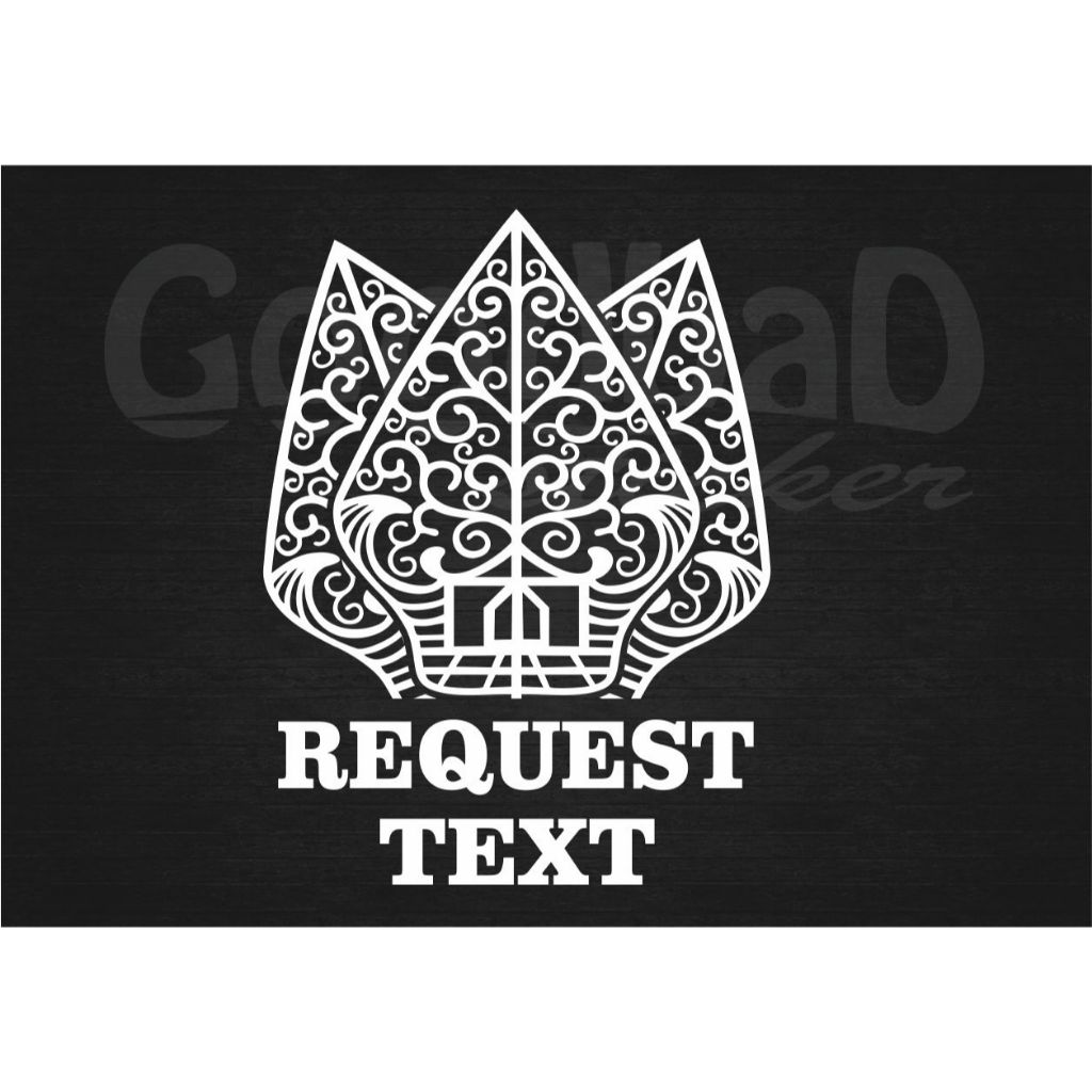 Jual STICKER CUTTING GUNUNGAN WAYANG REQUEST TEXT | Shopee Indonesia