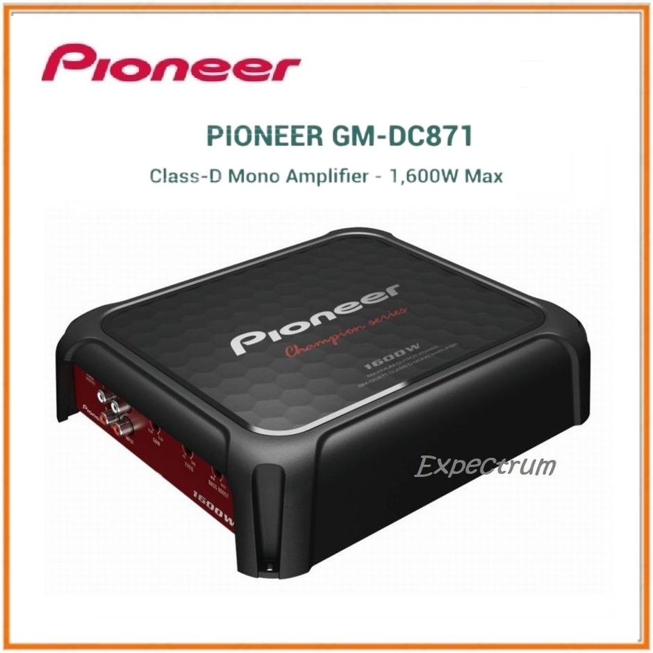 Jual Power Amp MONOBLOK Pioneer GM DC871 - GMDC 871 - GM 871, Champion ...