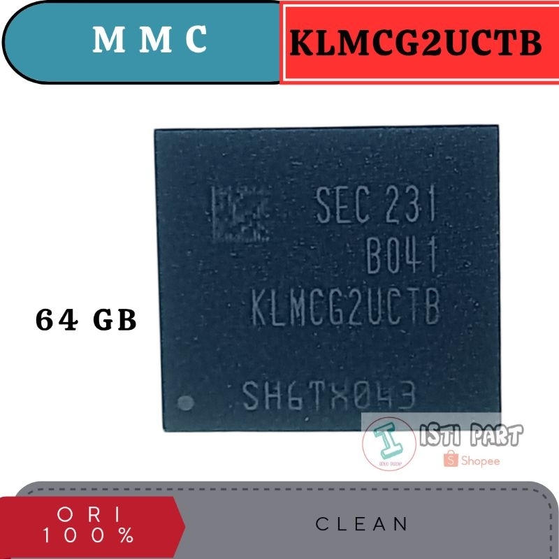 Jual IC MMC KLMCG2UCTB 64 GB NEW CLEAN GARANSI CEK BOX | Shopee Indonesia