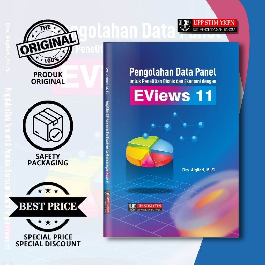 Jual UPP STIM YKPN - Pengolahan Data Panel untuk Penelitian Bisnis dan Ekonomi dengan EVIEWS 11 ...