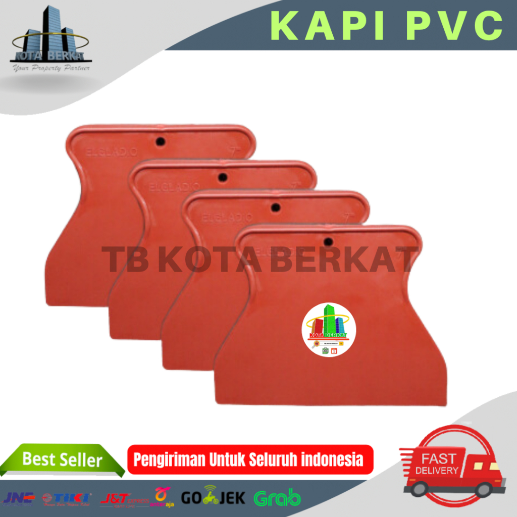 Jual KAPE PLASTIK / SCRAPER PLASTIK / KAPI PVC 5 INCH | Shopee Indonesia