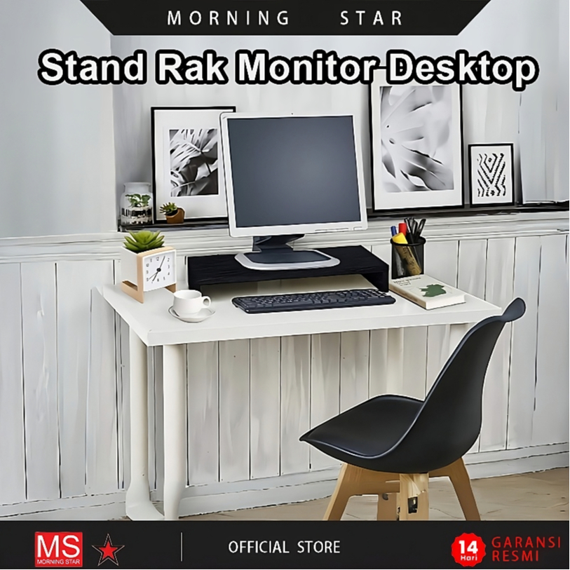 Jual Stand Rak Monitor Desktop Meja Laptop Alas Laptop Organizer ...