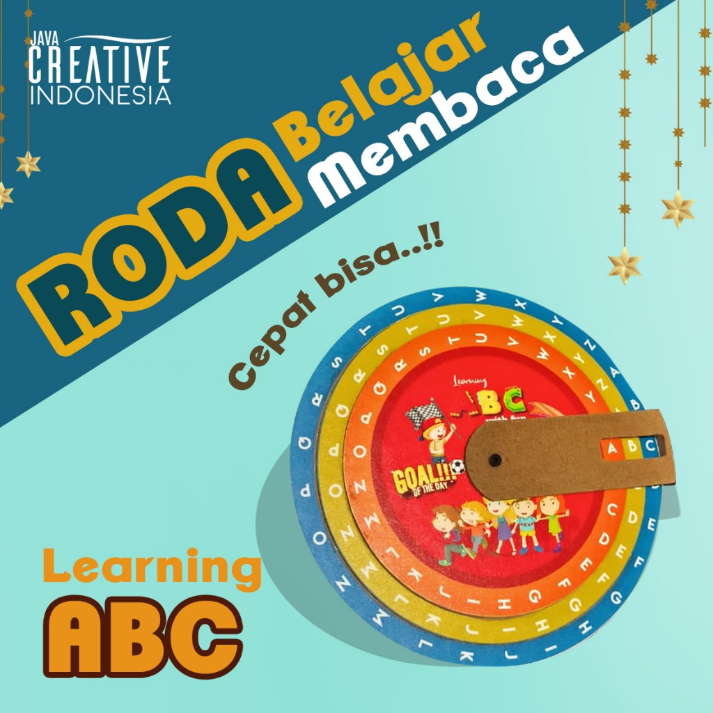 Jual Roda Belajar Membaca (Learning ABC), mudah dimengerti diameter ...