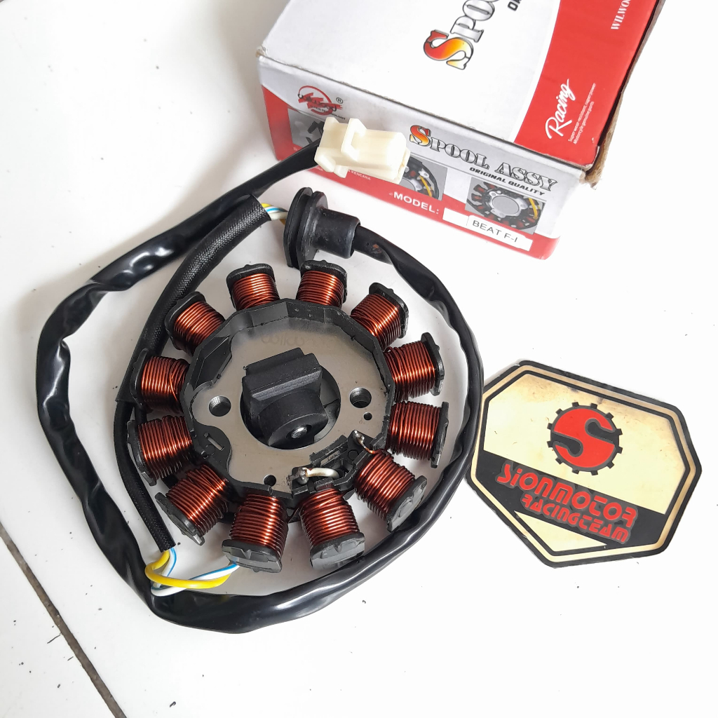 Jual Spool Spull Assy Spul Magnet Stator Assy Honda Beat Fi Injeksi Wilwood 12 Lilit | Shopee ...