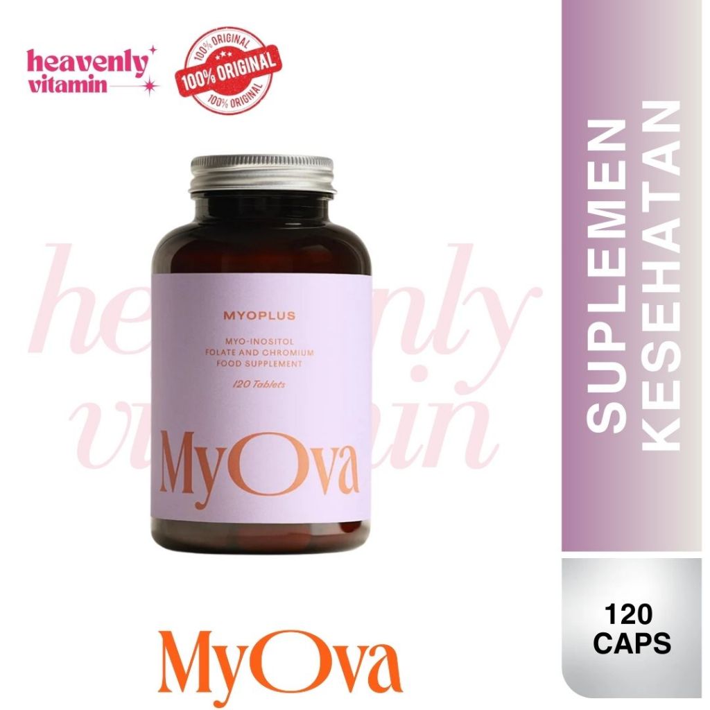 Jual MyOva Myoplus Myo-Inositol Folate and Chromium - 120 Tablets, Non ...