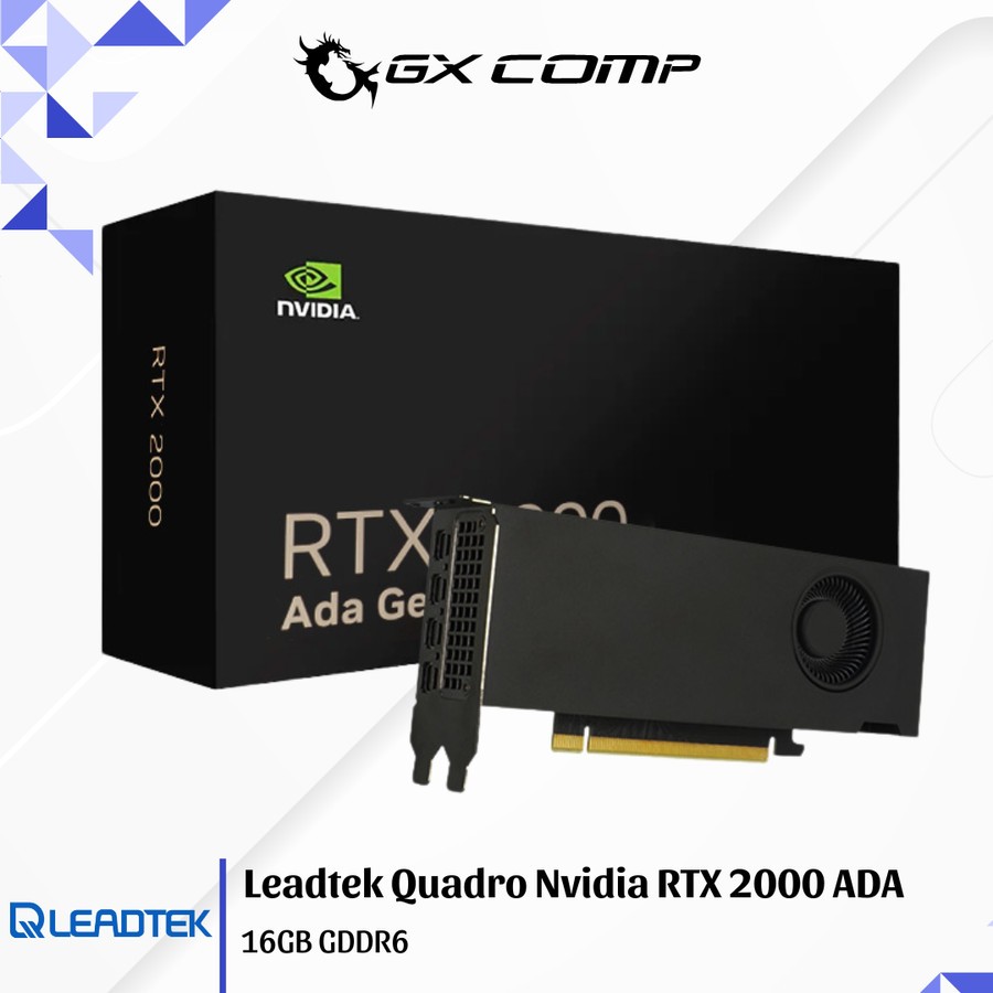 Jual Leadtek Quadro RTX 2000 ADA Gen 16GB GDDR6 - VGA Card | Shopee Indonesia