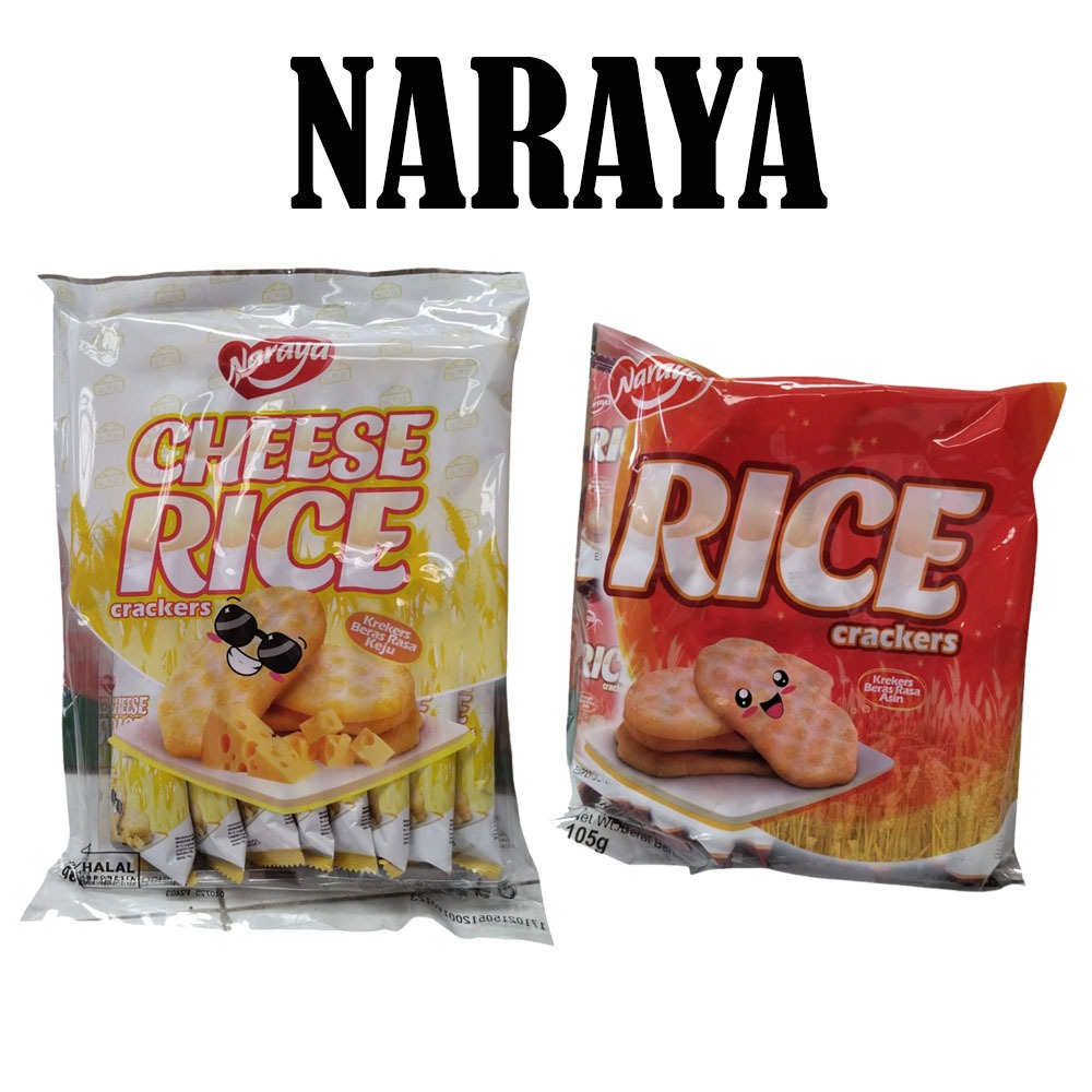 Jual NARAYA RICE CRACKERS CHEESE RICE CRACKERS | Shopee Indonesia