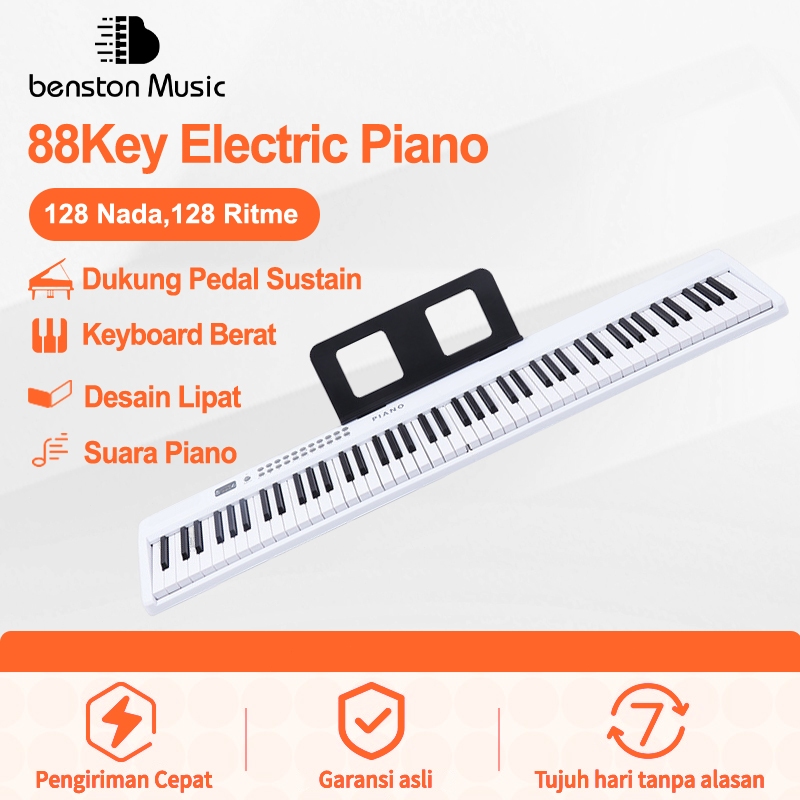 Jual Keyboard elektrik lipat 88 tuts portabel charging rumah anak ...