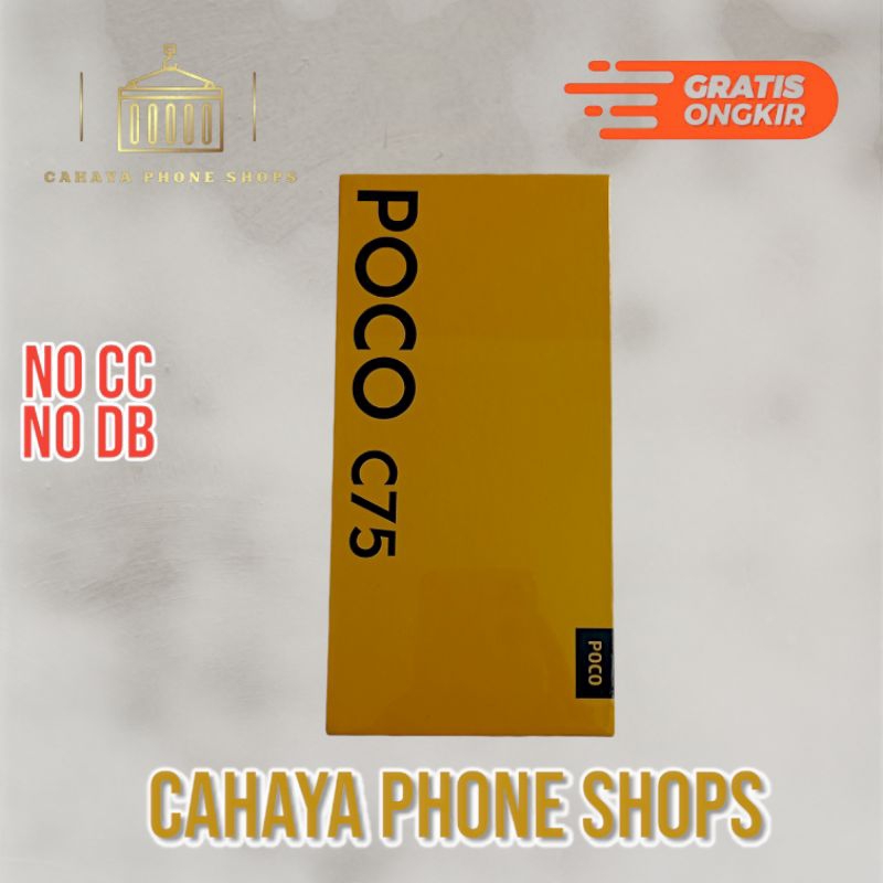 Jual Poco C75 6/128 GB Norepack Garansi Resmi | Shopee Indonesia