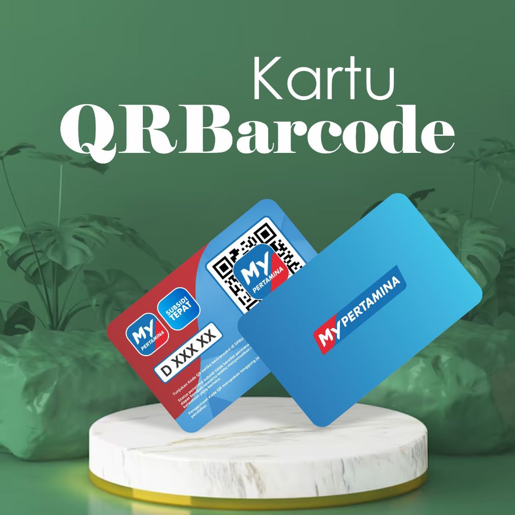 Jual Kartu Barcode Kendaraan Pertamina Custom | Shopee Indonesia