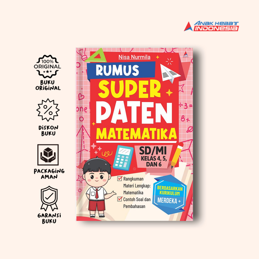 Jual Buku Rumus Super Paten Matematika Sd/Mi Kelas 4,5,6 - Nisa Nurmila ...