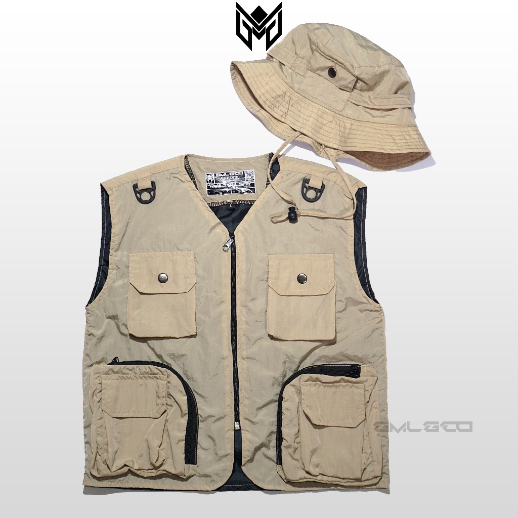 Jual GMLG.co Setelan Rompi Anak Safari Double Pocket Cargo | Shopee ...