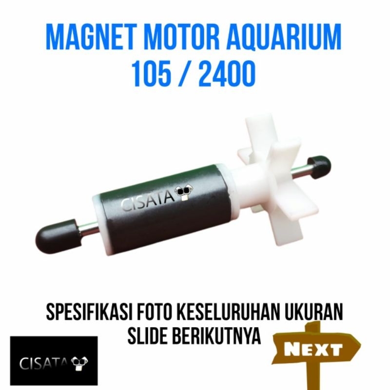 Jual Magnet Impeller Motor Mesin Pompa Aquarium 105 / 2400 PSP Spare ...