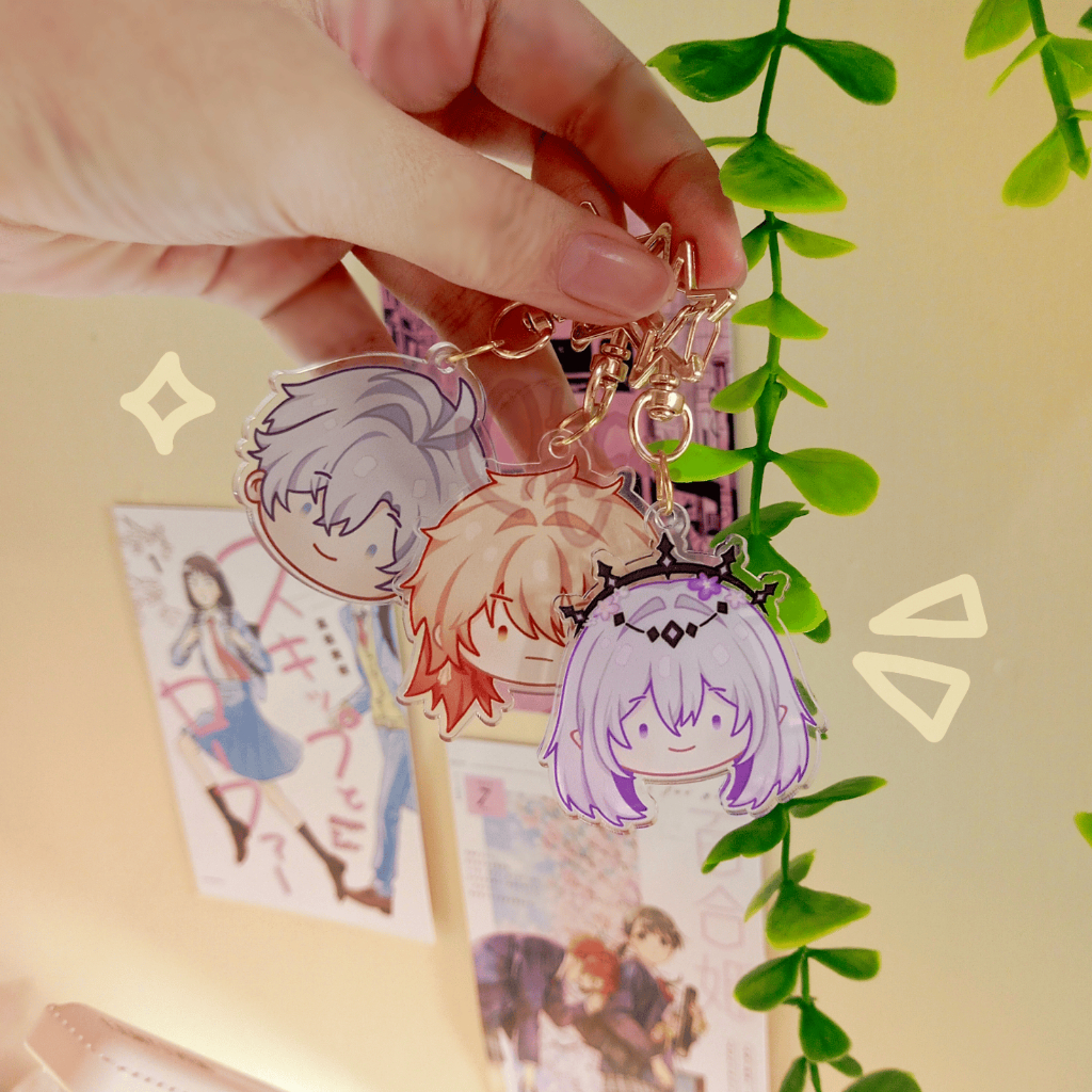 Jual [READY] HSR Amphoreus Keychain Phonestrap || Gantungan Kunci & HP ...