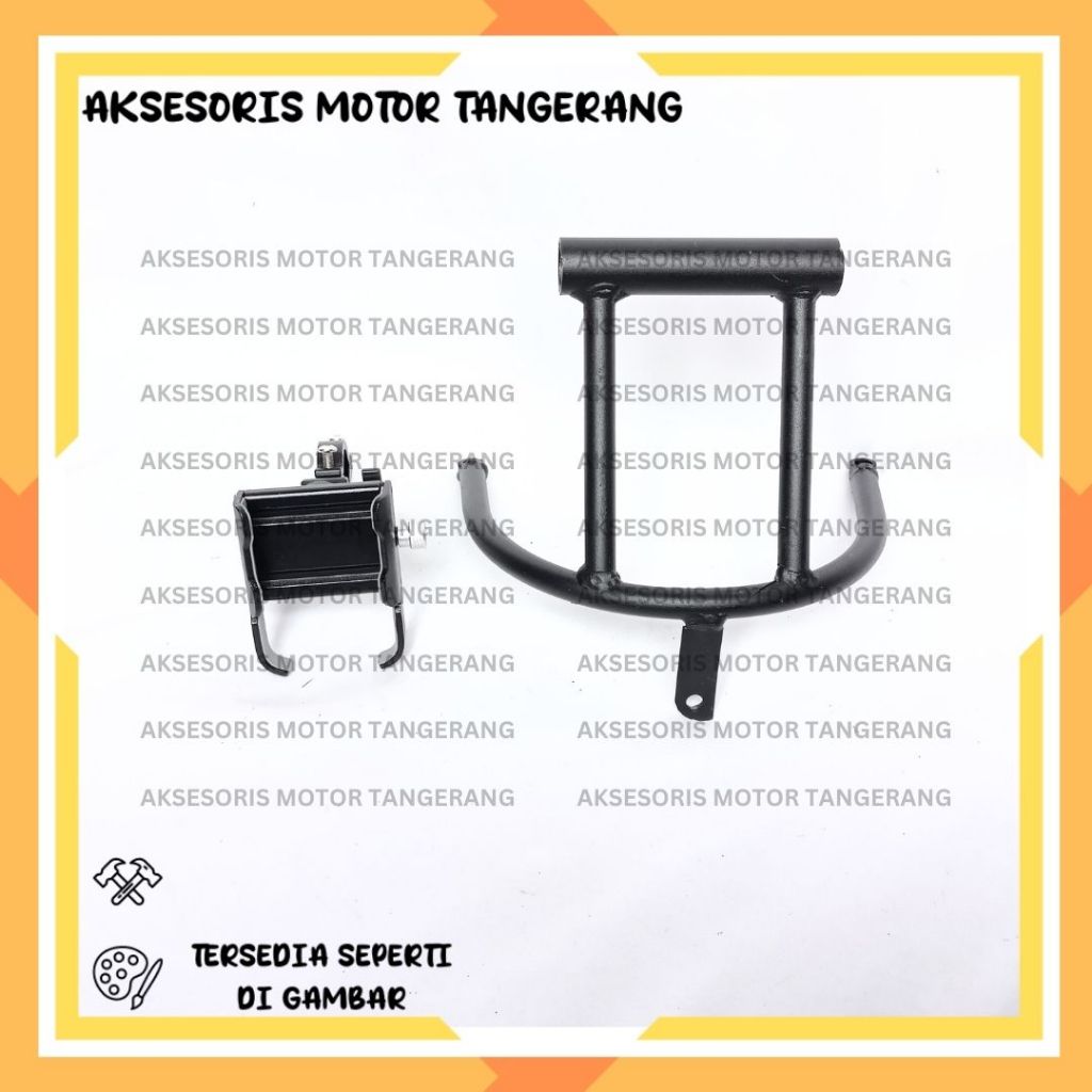 Jual PAKET HOLDER GPS HP NMAX OLD STANDAR PHONE HOLDER ALUMUNIUM STANG ...