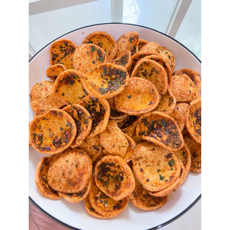 Jual 250gr - Stik basreng / basreng pedas cikruh / basreng koin cikruh ...