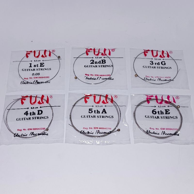 Jual SENAR GITAR AKUSTIK FUJI SATUAN / BIJIAN (ORIGINAL) | Shopee Indonesia
