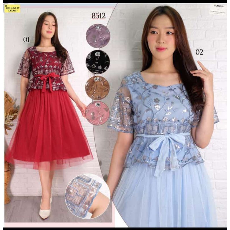 Jual SETROK SETELAN BAJU DAN ROK BAHAN TILE SPRINKEL MEWAH BAJU ...