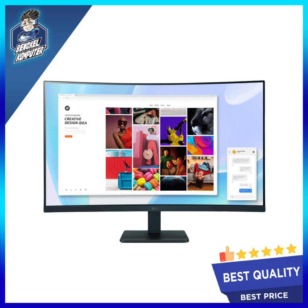 Jual MONITOR LG CURVED 1500R 32MR50C 32" VA FHD 100HZ | Shopee Indonesia