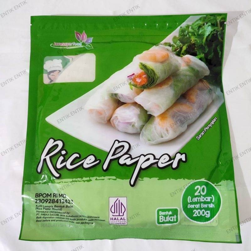 Jual Rice Paper | Banh Trang | Kulit Lumpia Vietnam 100GR | 200GR Java ...