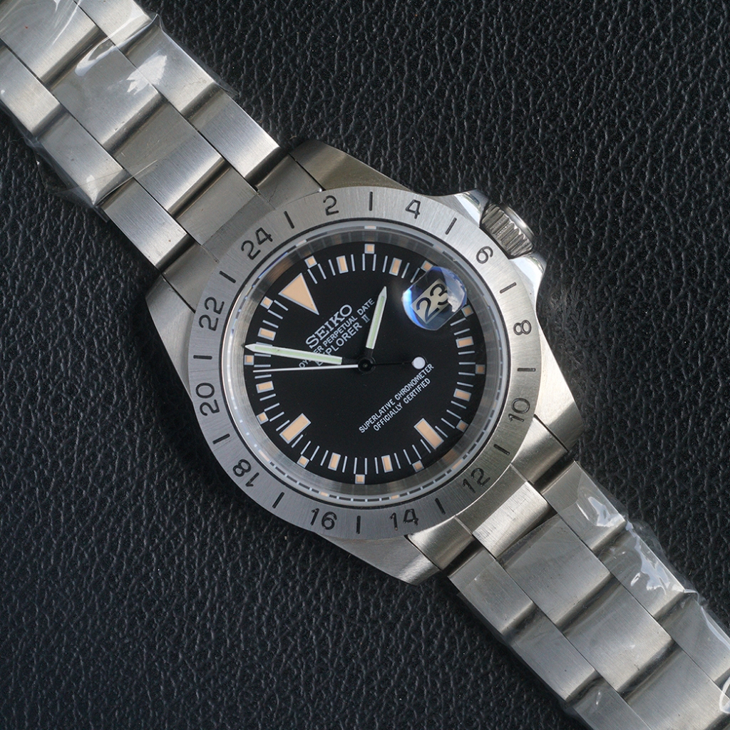Jual seiko seikomod seikolex homage steve mcqueen explorer II oyster ...
