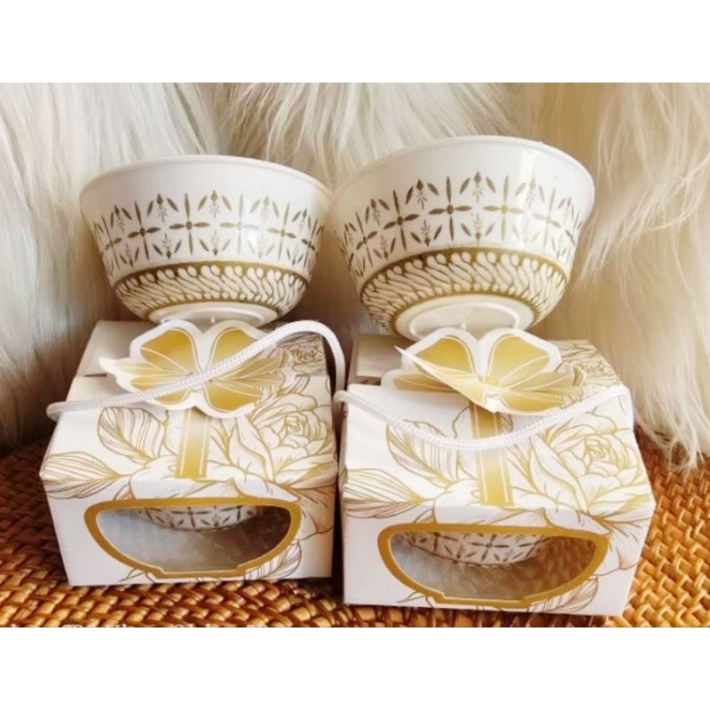 Jual isi 50pcs souvenir mangkuk bulat batik kemasan box tali | Shopee ...