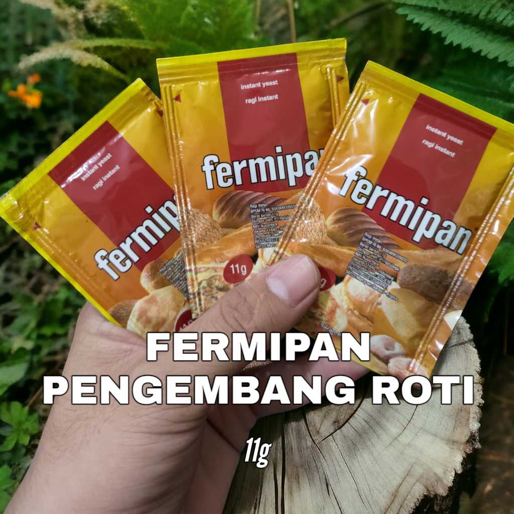 Jual Fermipan ASLI Ragi Instant 11 gr Kemasan Sachet / Pengembang Roti ...