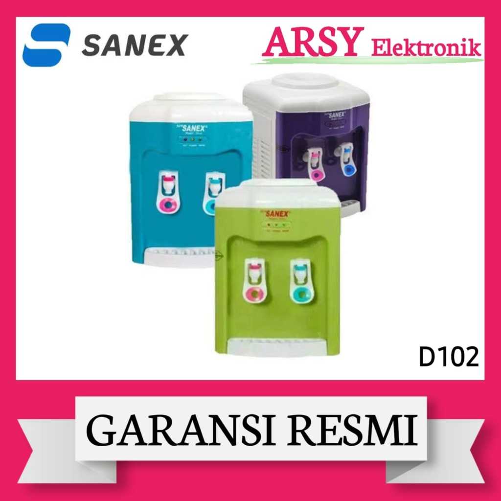 Jual DISPENSER SANEX D-102/DISPENSER MEJA SANEX D-102 GARANSI RESMI ...